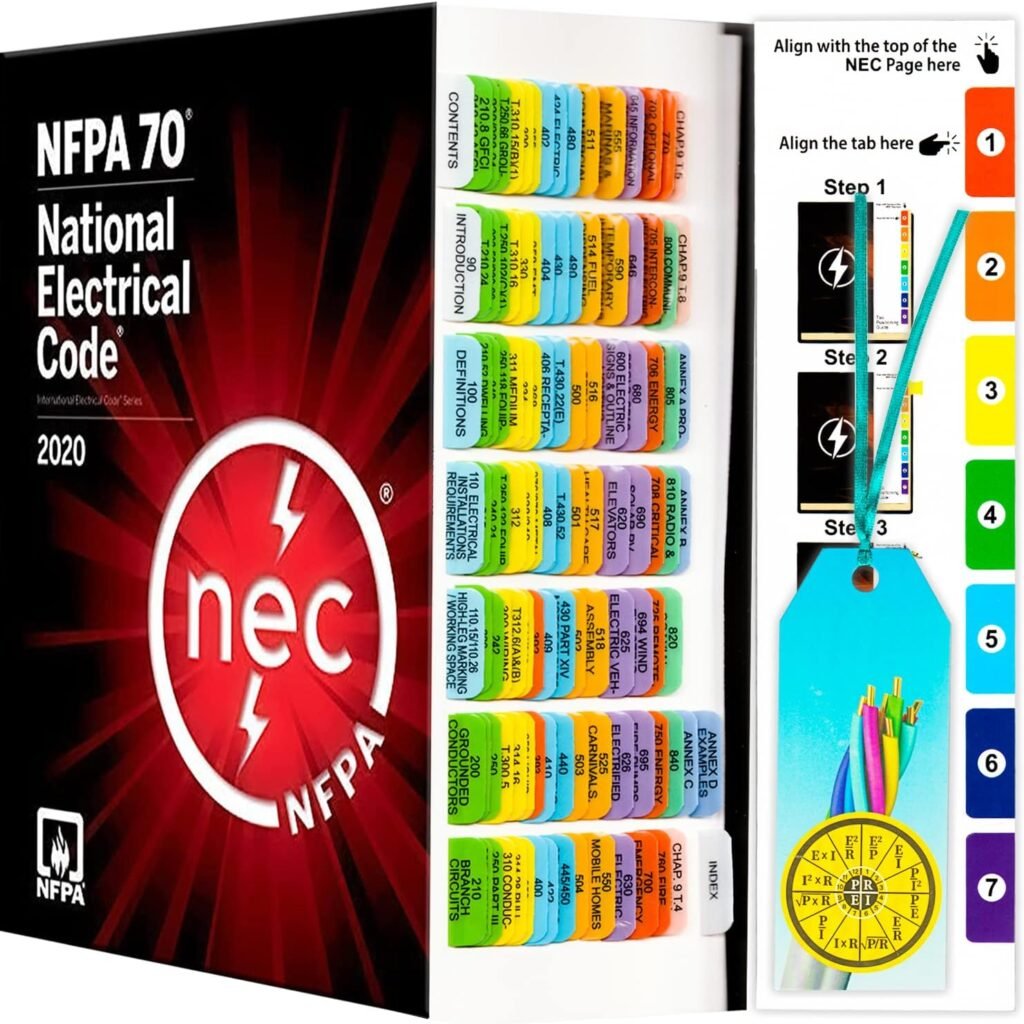 NFPA 70 National Electrical Code 2020 Edition Paperback with Ez Tab ...